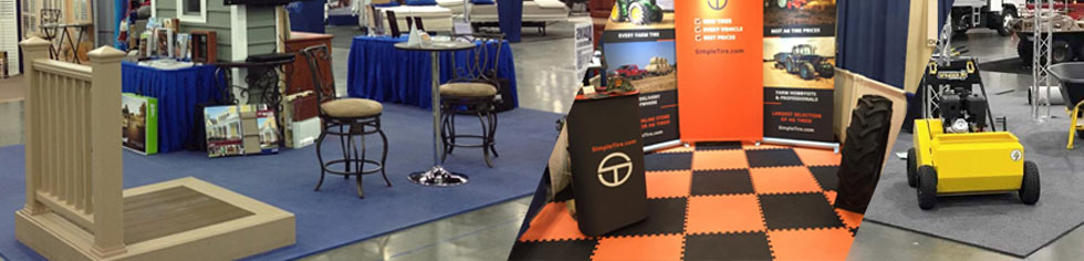 Trade Show Flooring: Exhibits & Booth Soft Interlocking Carpet & Foam