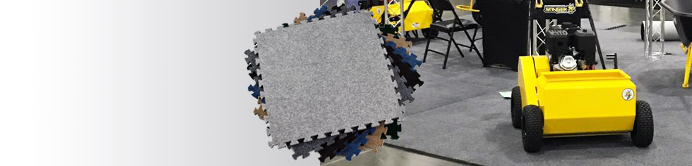 Trade Show Flooring: Exhibits & Booth Soft Interlocking Carpet & Foam