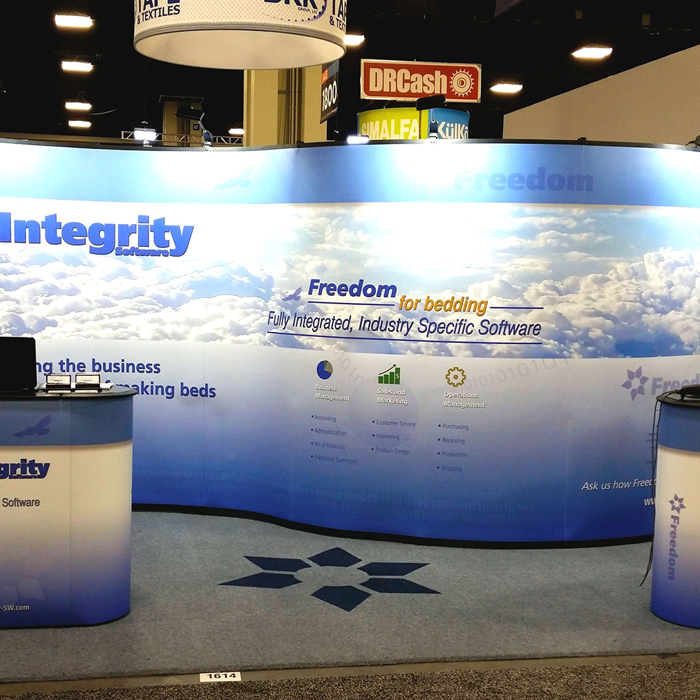 Trade Show Carpet Tile 10x10 ft Kit - Beveled Edge