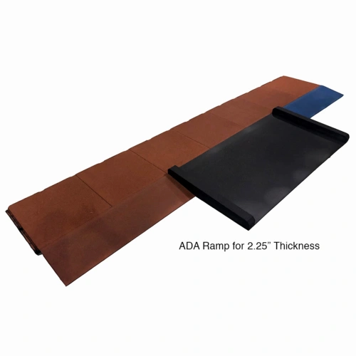Blue Sky Rubber Playground Tile ADA Ramp 2.25 inch, Colors