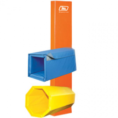 25 Basement Remodeling Ideas & Inspiration: Basement Pole Padding Covers