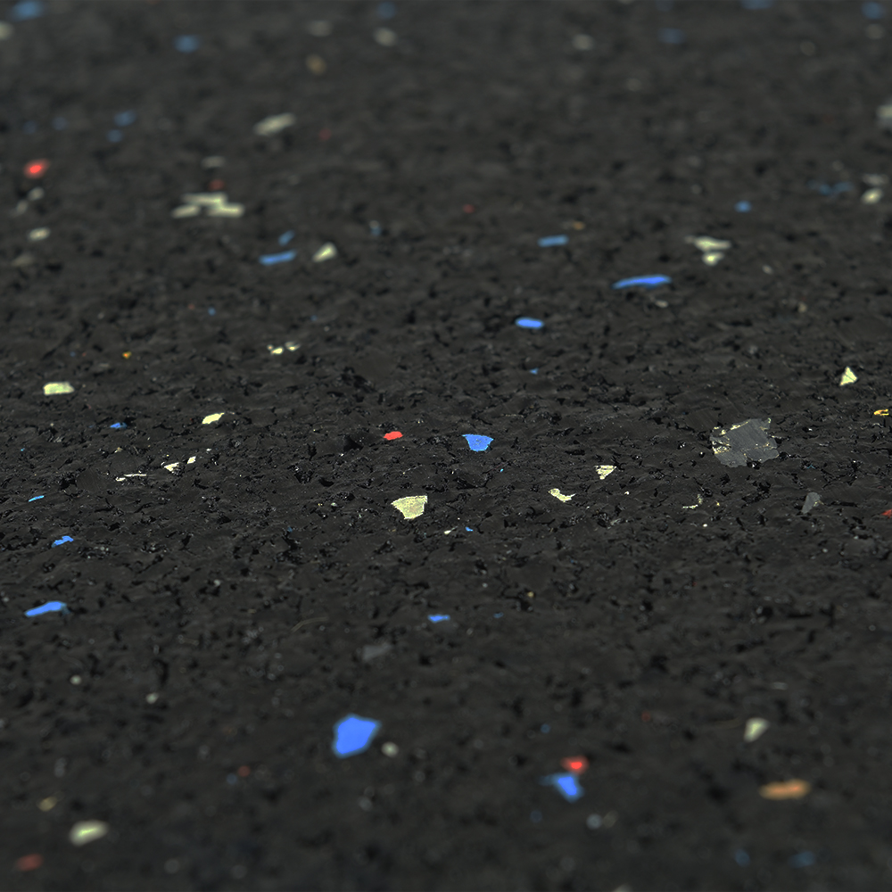 Rolled Rubber Sport 1/2 Inch Regrind Per SF - Slip resistant
