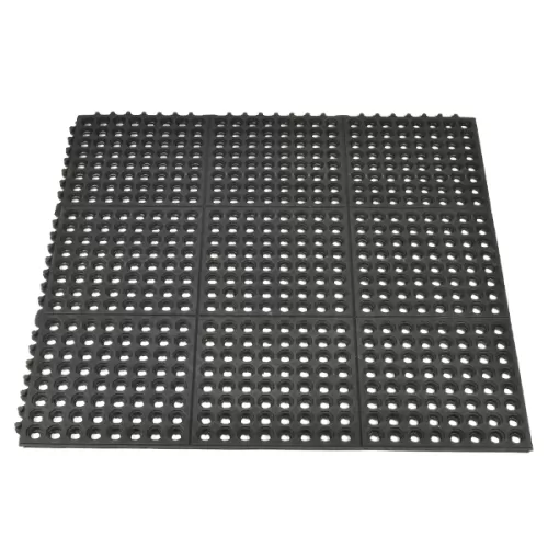 24 Seven Perforated GR 3x3Ft Mat - Anti-fatigue Mat