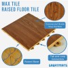 Waterproof Raised Max Floor Tile Modular Basement Flooring